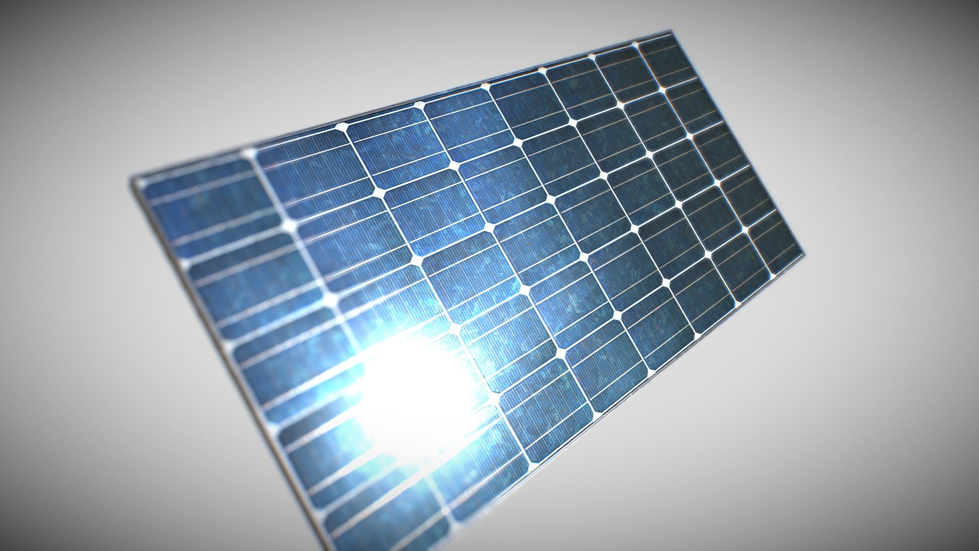 Solar Panel - Download Free 3D model by HichamSvr [f25e5fc] - Sketchfab