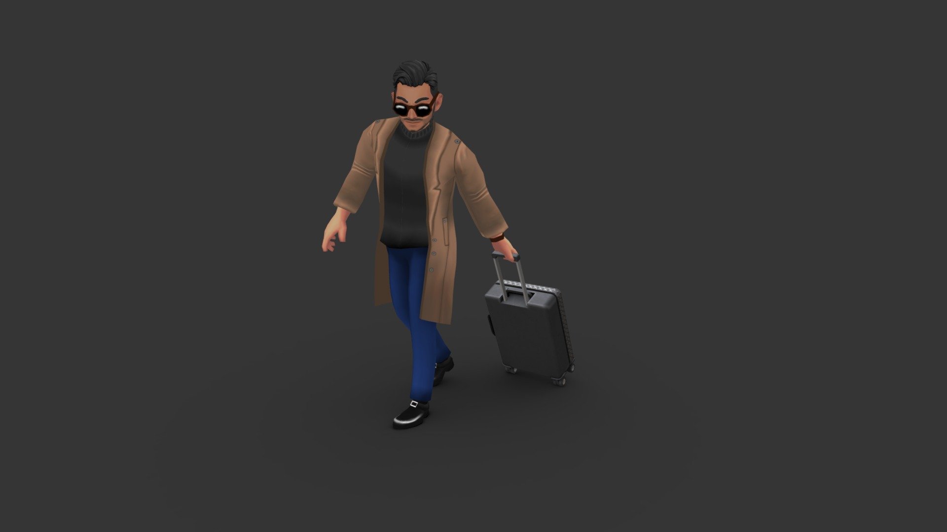 Character Winter Man Lowpoly rigged - Buy Royalty Free 3D model by ...
