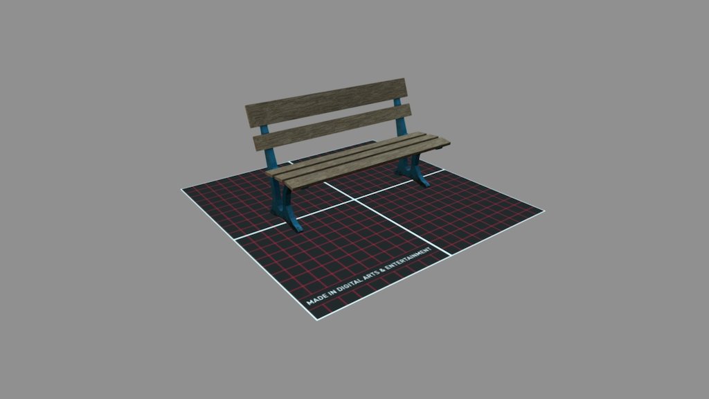 Bench - 3D model by Florian D'heer (@floriandheer) [f25f761] - Sketchfab