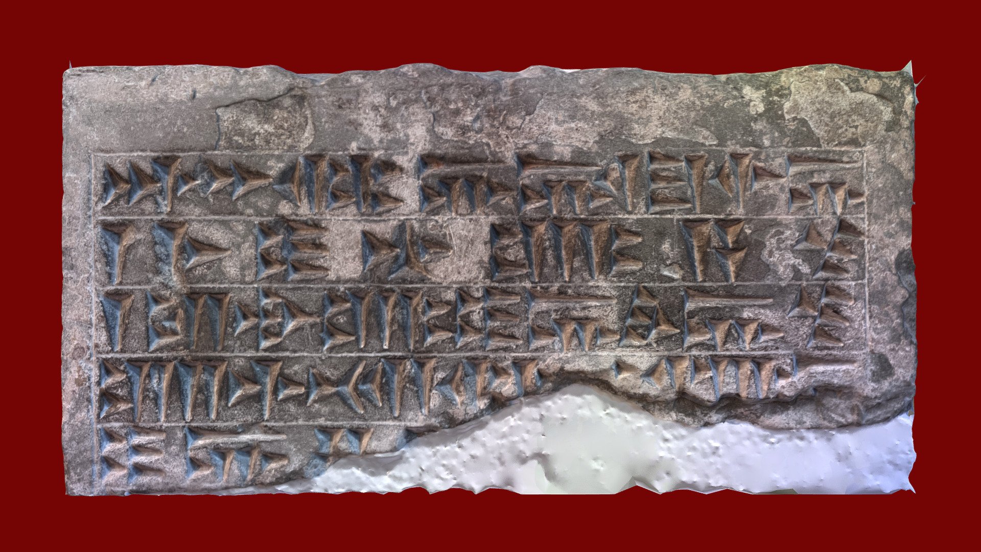 Inscription of King Minua - Download Free 3D model by danielpett ...