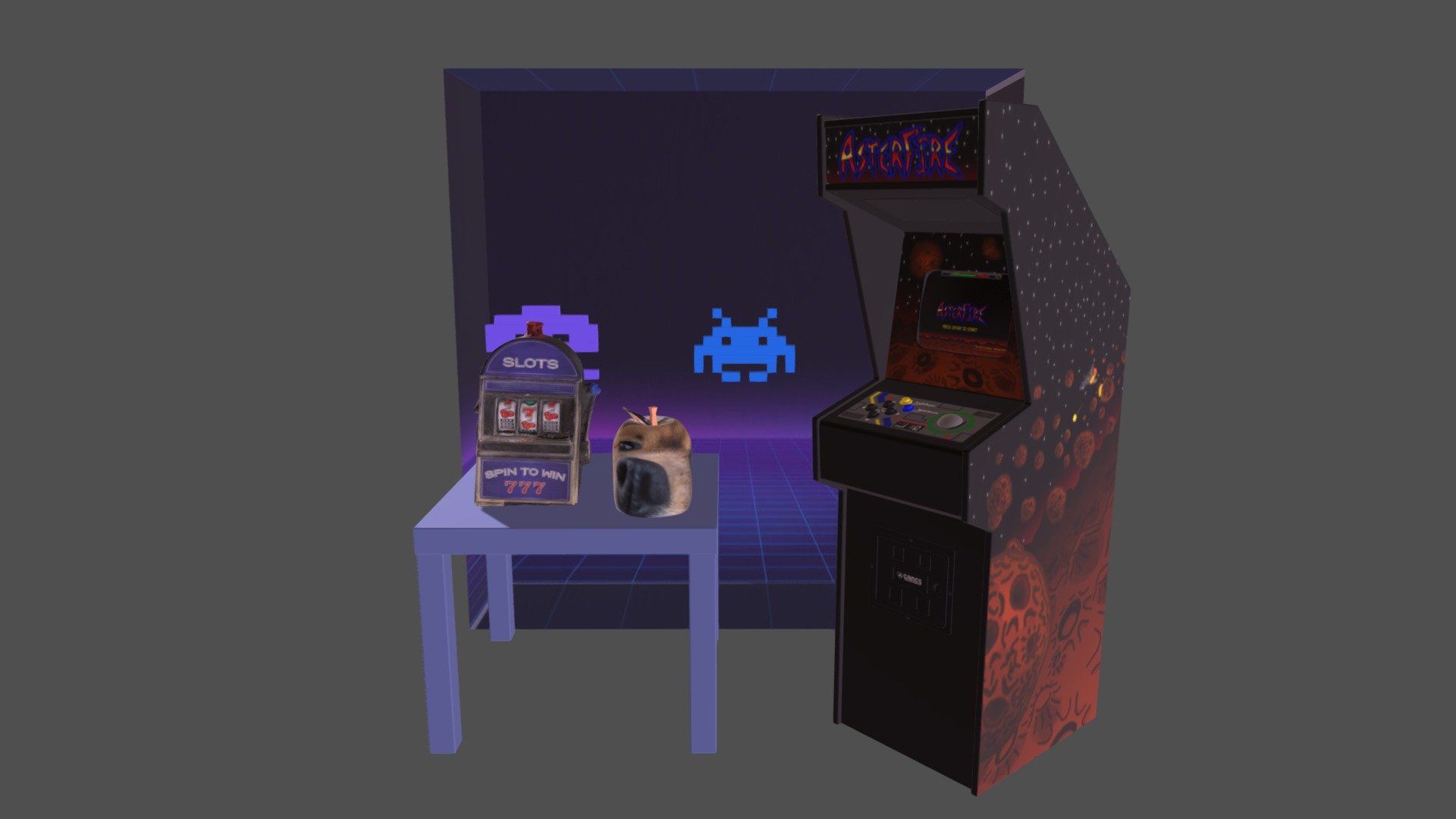 the arcade - Download Free 3D model by sanicol [f2603ea] - Sketchfab