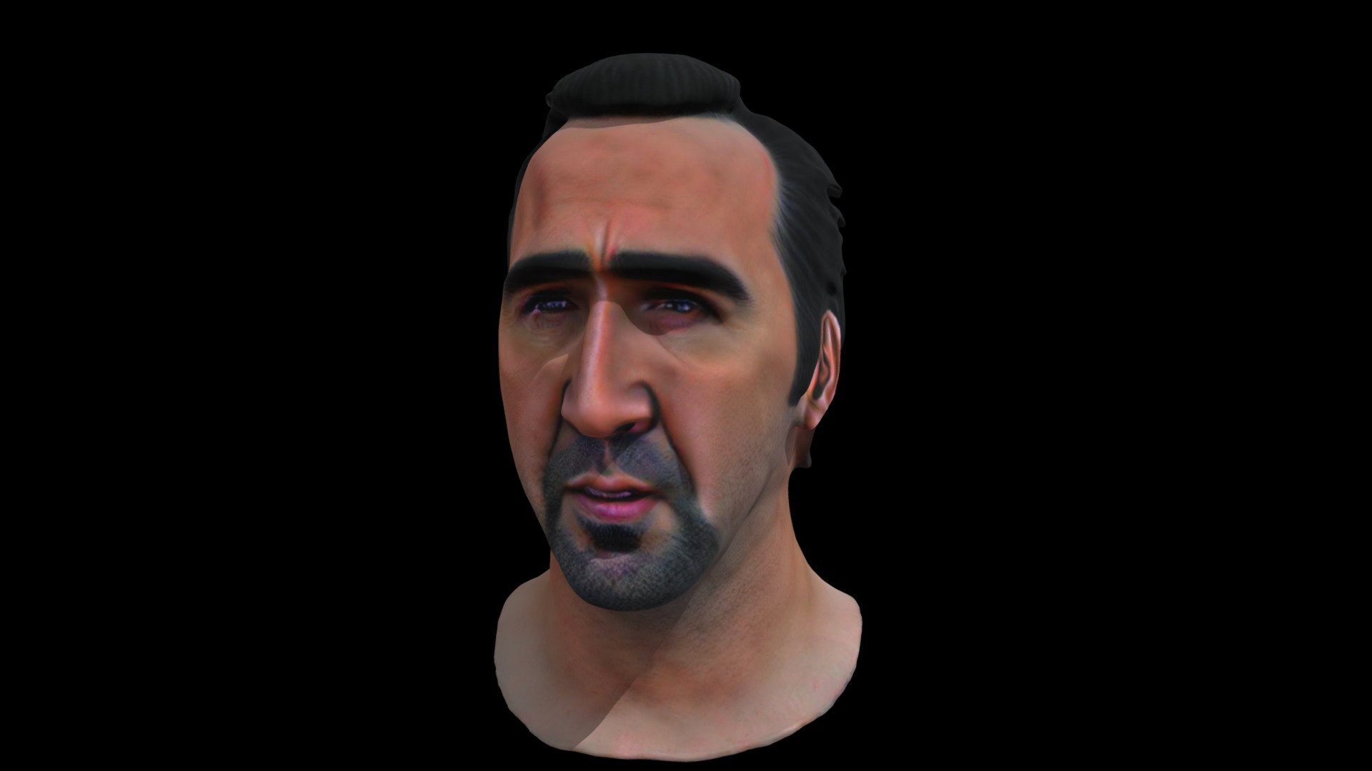Nicolas Cage - Download Free 3D model by Eve Bat Studios ...