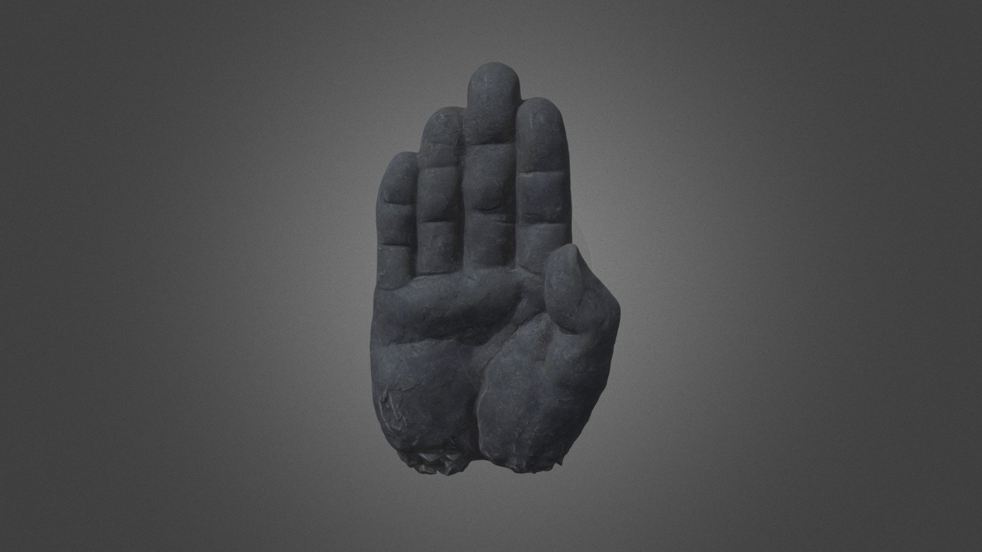 Stone hand - Buy Royalty Free 3D model by misitewang [f26173d ...
