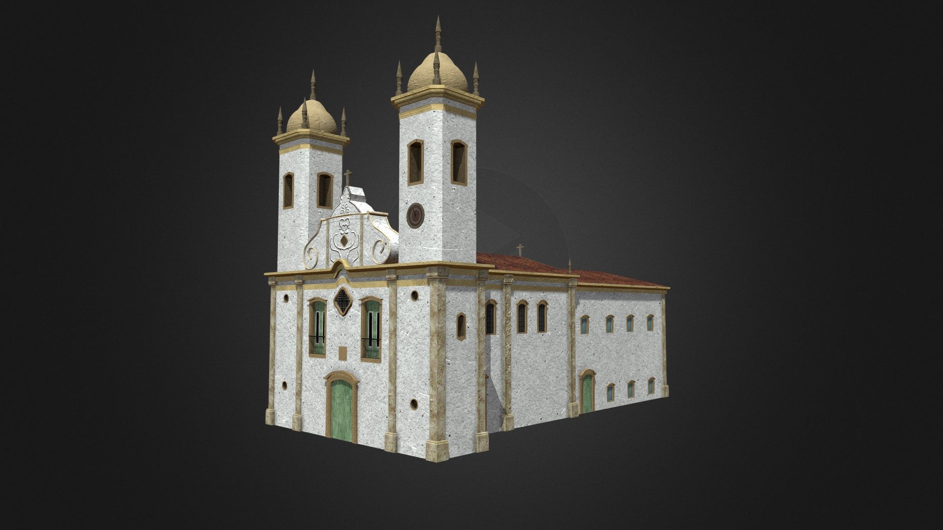 Church - Download Free 3D model by henriqueart_lfv [f263045] - Sketchfab