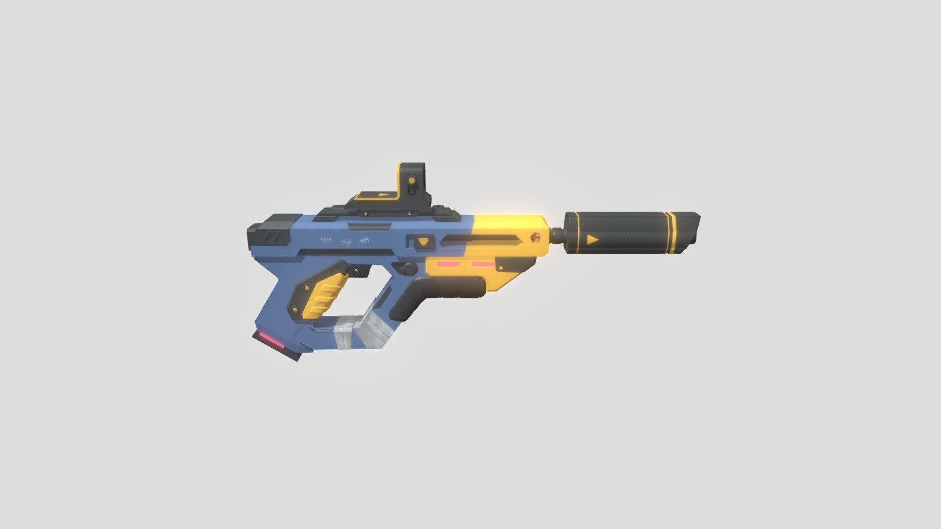 Pistol_punk - 3D model by lucasbarboza3d [f264cef] - Sketchfab