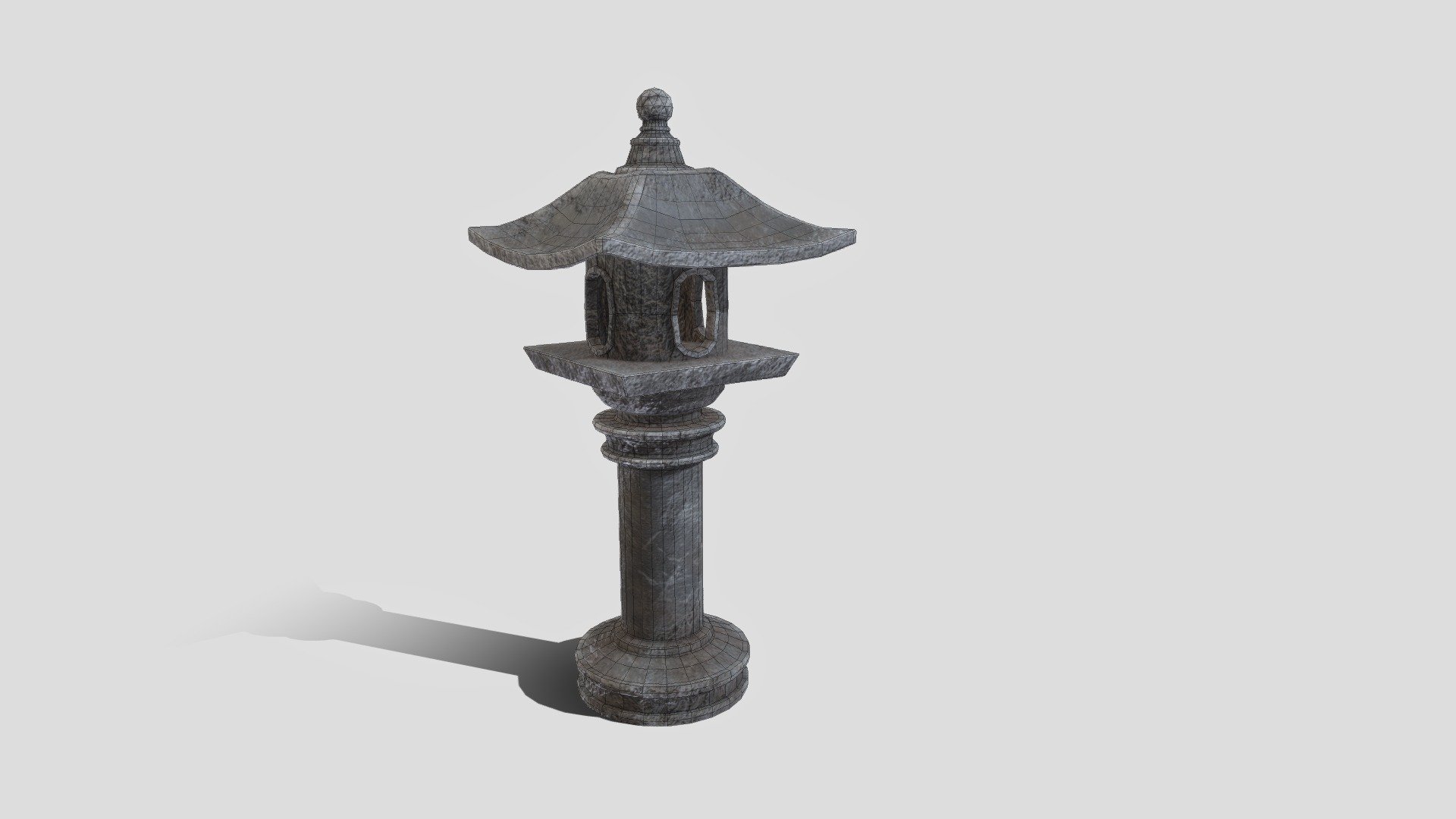 Japanese Toro Lanterns - 3D model by Temyrali (@linatemyrova) [f266fde ...