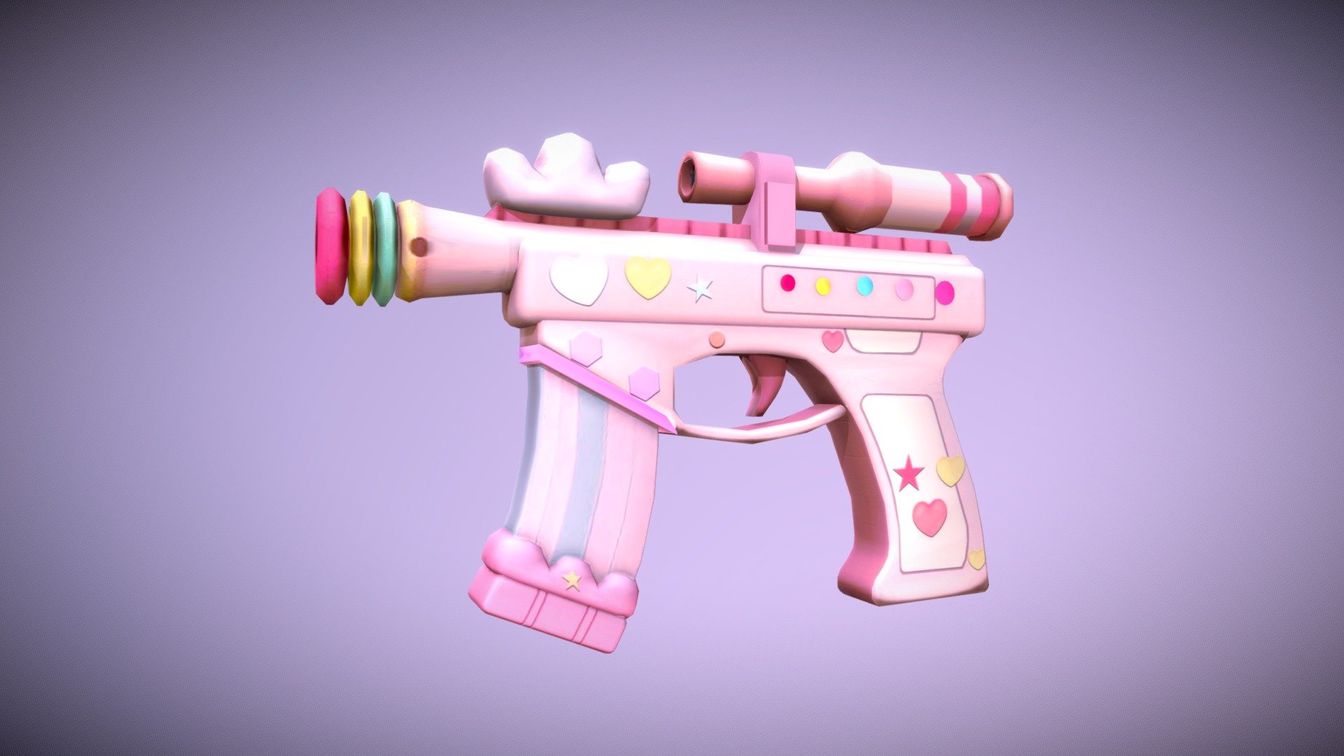Candyland Blaster | IWB - 3D model by Low Poly Models ...