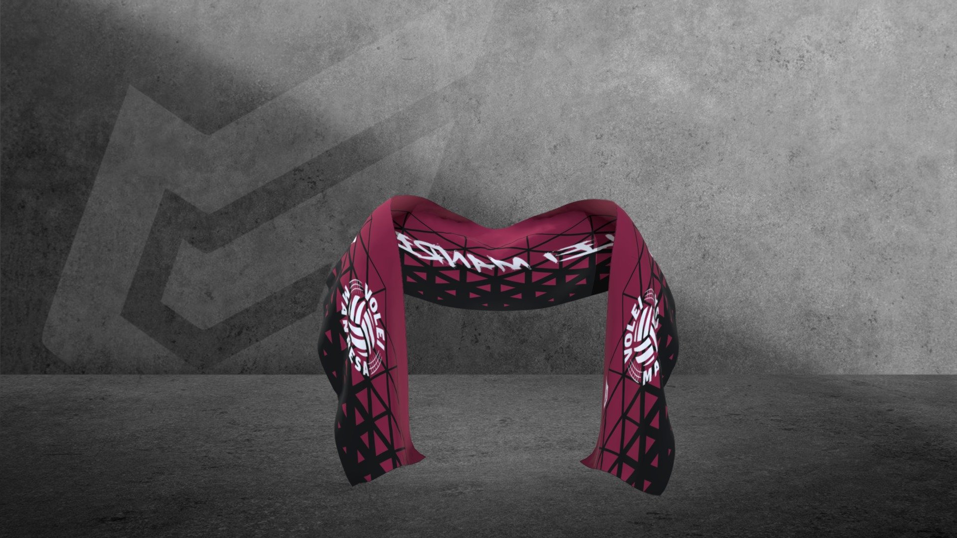 SCARF - BUFANDA - MANRESA- GEFF - Download Free 3D model by GEFF SPORT ...