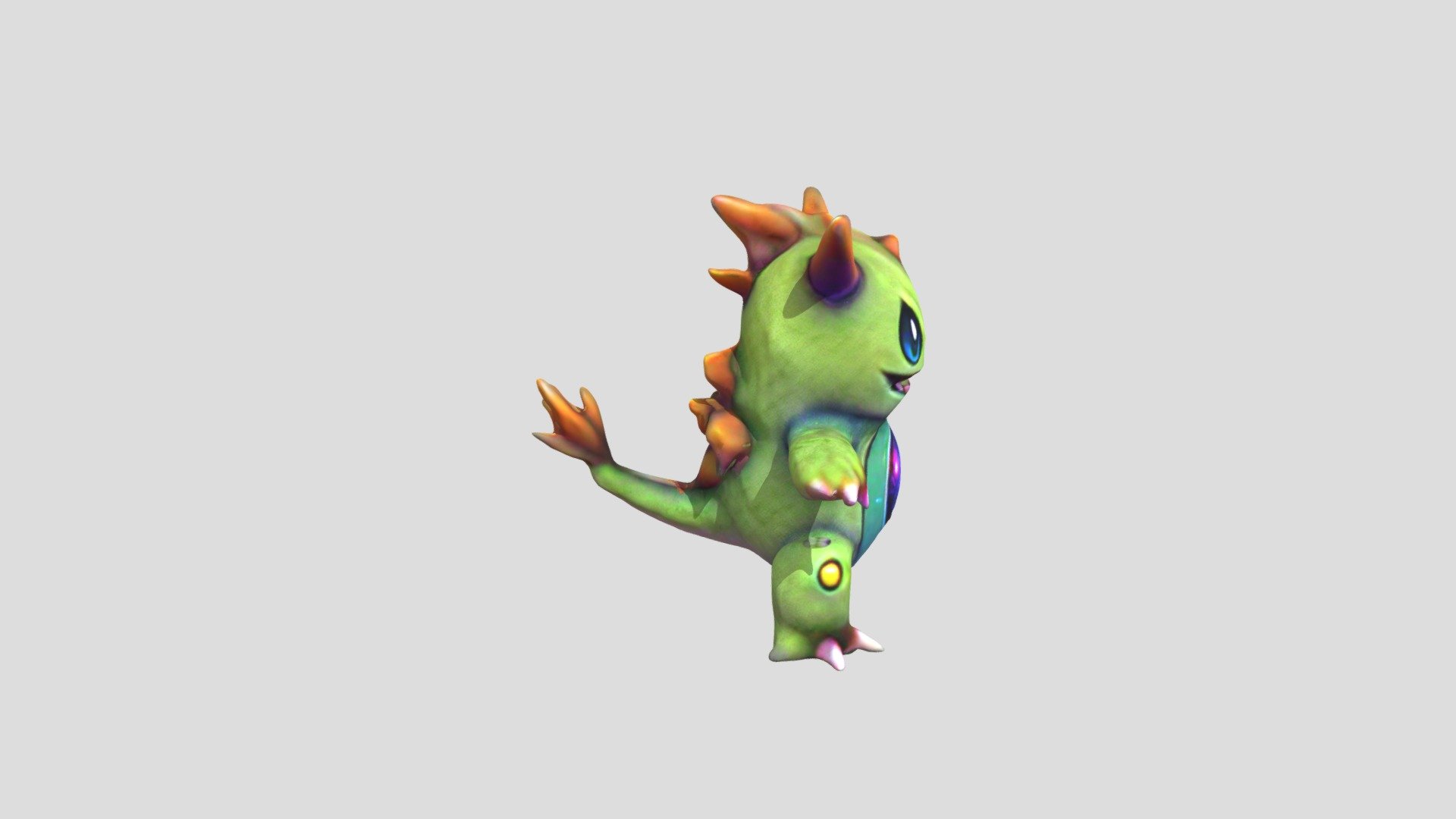 Nature Beast Monster pokemon style - 3D model by lucazacqua [f27036d ...