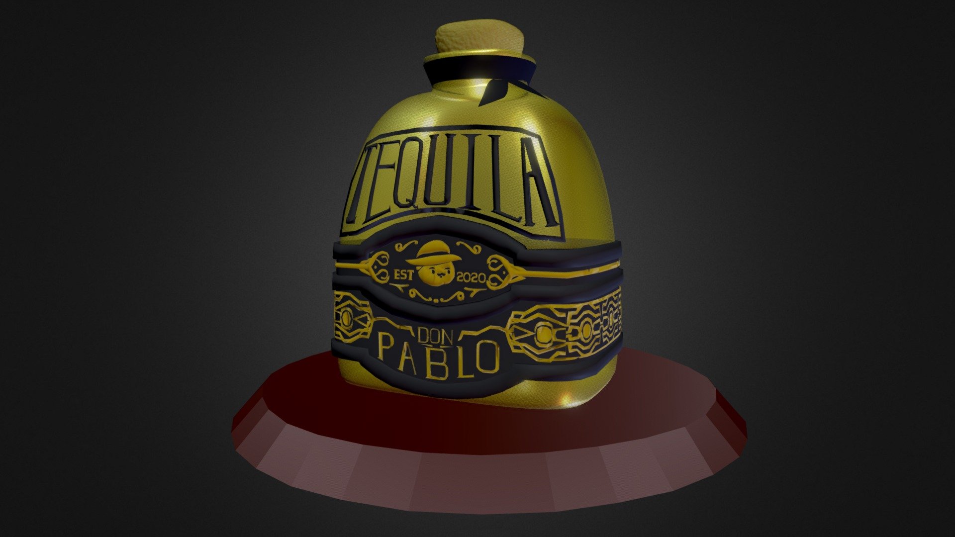 Tequila Don Pablo - Download Free 3D model by CPG96 [f27103d] - Sketchfab