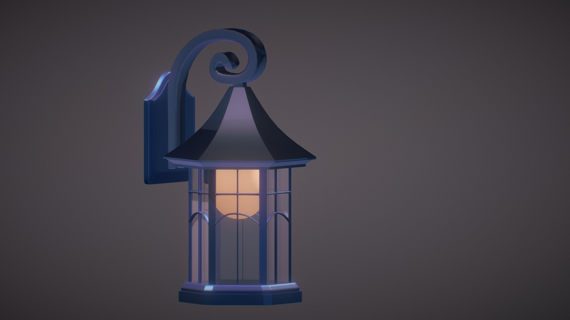 Wall Lamp - Download Free 3D model by mdiaz16 [f2713ee] - Sketchfab