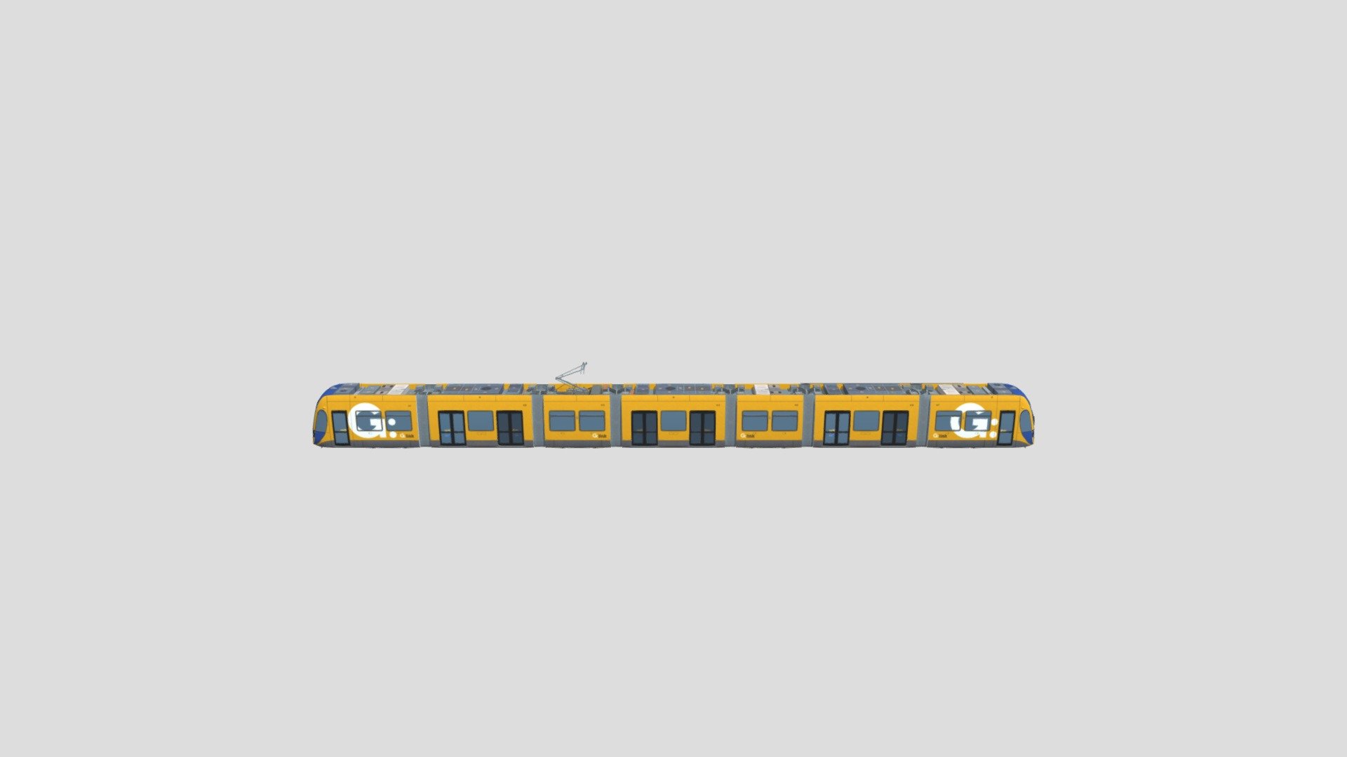 gold-coast-glink-light-rail-tram-flexity-2 - 3D model by ...