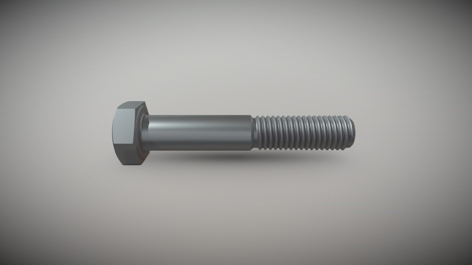 14mm Eng Bolt - 3D model by johngreaney [f272709] - Sketchfab