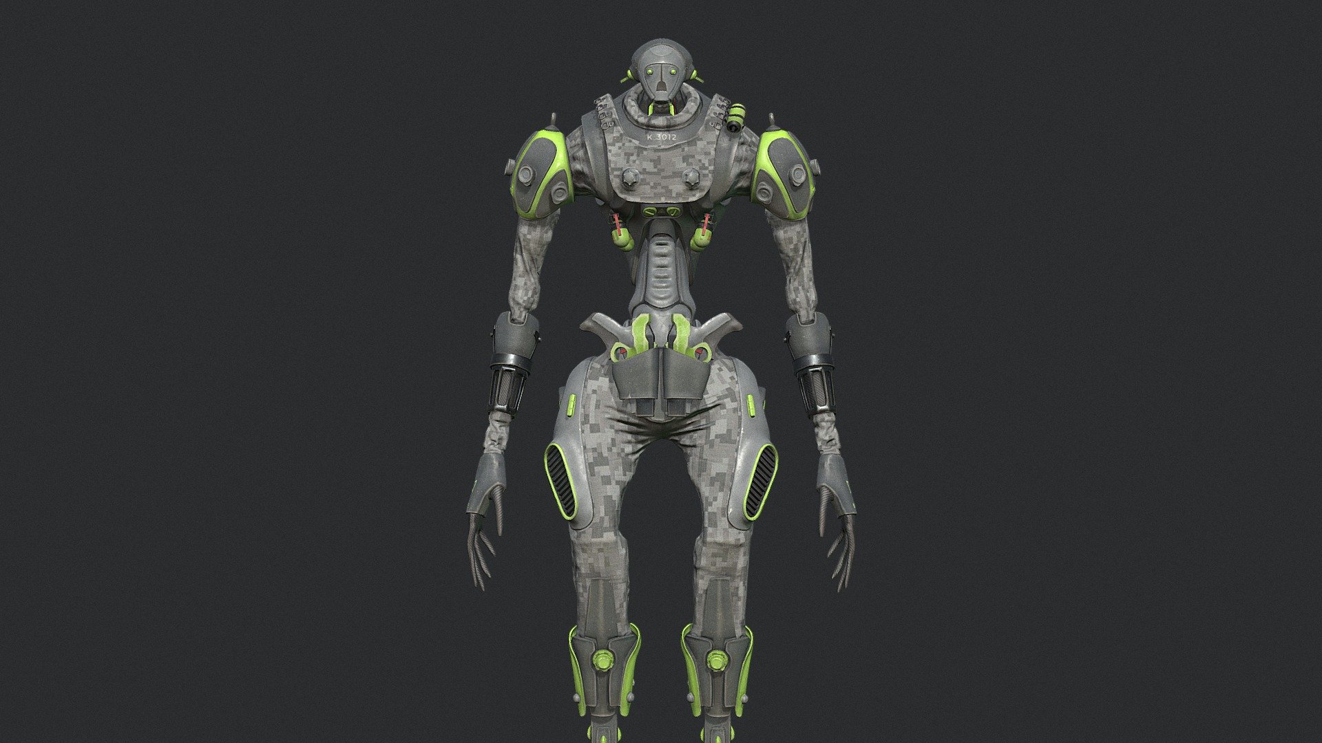 Robot Soldier - 3D model by senseiSD [f273c53] - Sketchfab
