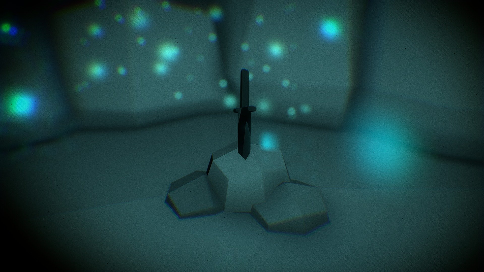 Lost Sword in cave render - Download Free 3D model by samuelcrevier ...