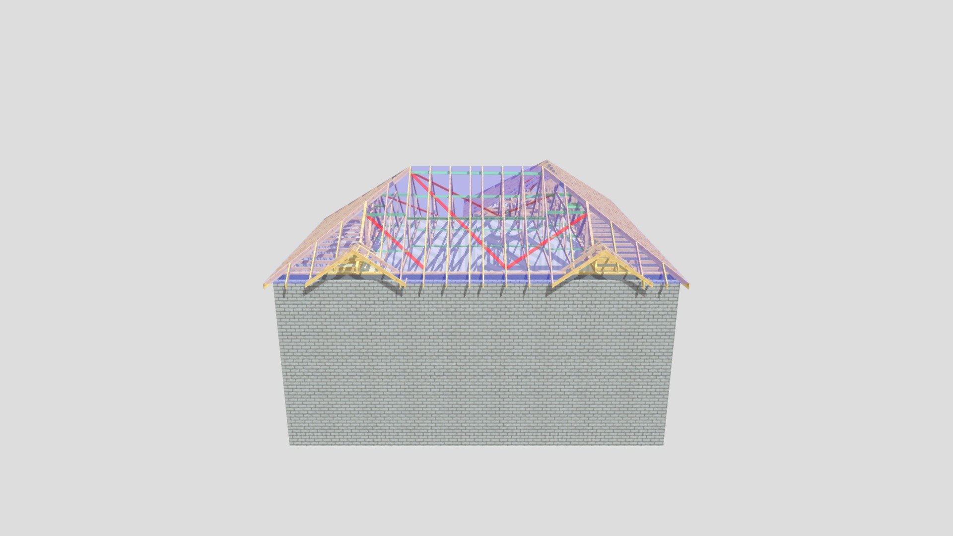 P11996F, Plot 2 roof layout - Download Free 3D model by Martin Hallam ...