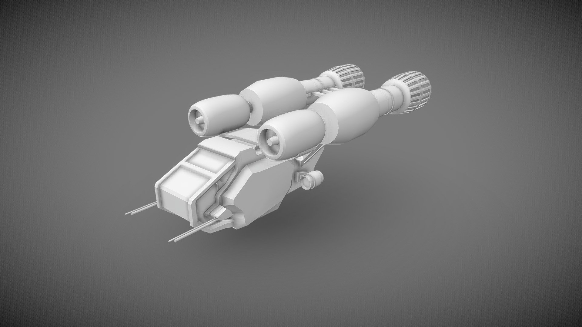 Space Ship (Group project model) - 3D model by Logan Rinaldis ...