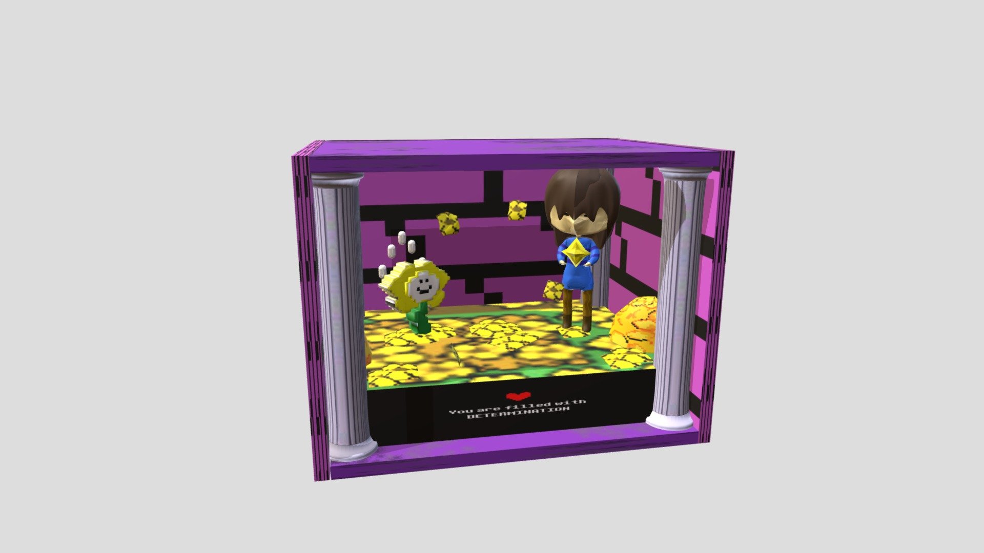 Undertale - 3D model by kaitongchiwhawha [f27a384] - Sketchfab