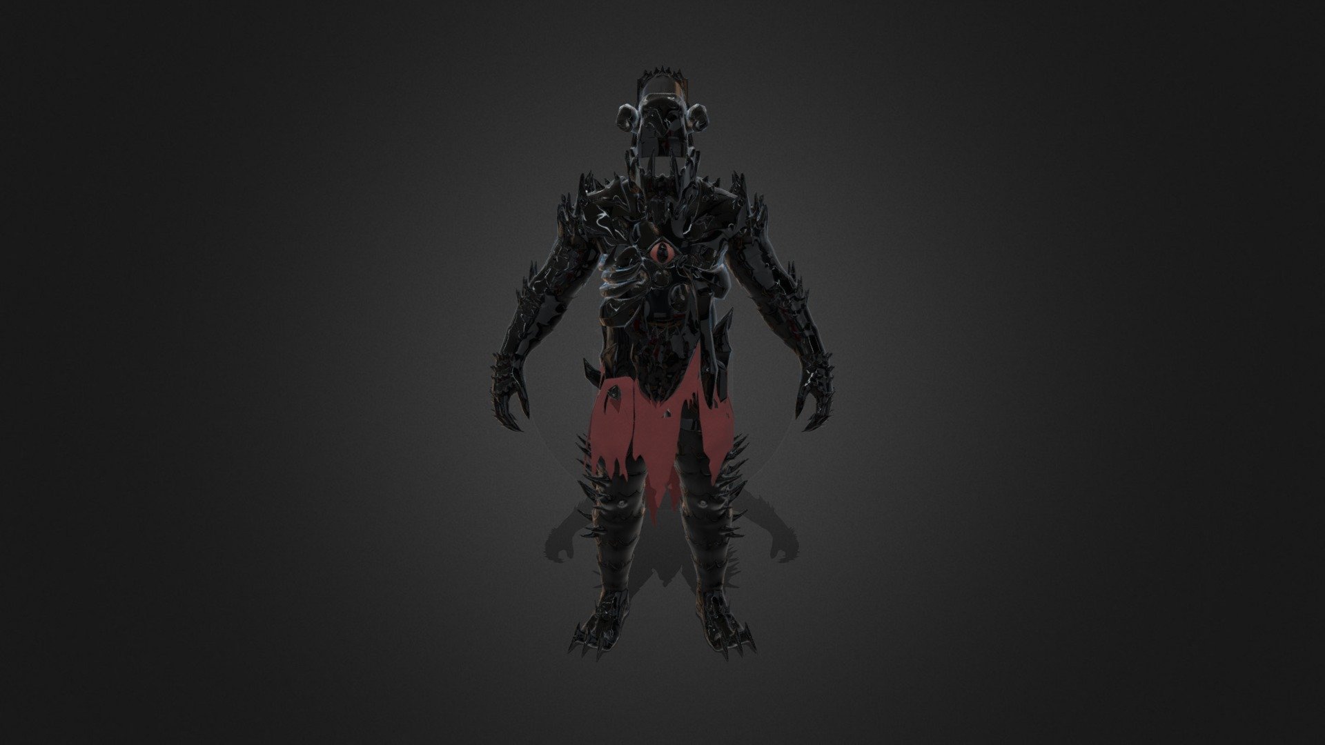 Male Nightmare Armor - 3D model by Nicholas Quigley (@Quigs) [f27ab94 ...