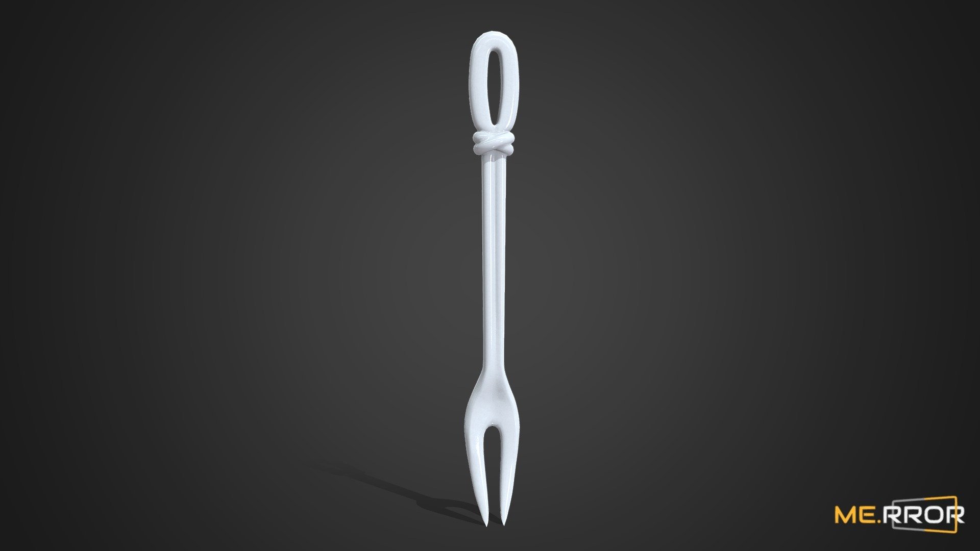 [Game-Ready] White Porcelain Fork - Buy Royalty Free 3D model by ME ...