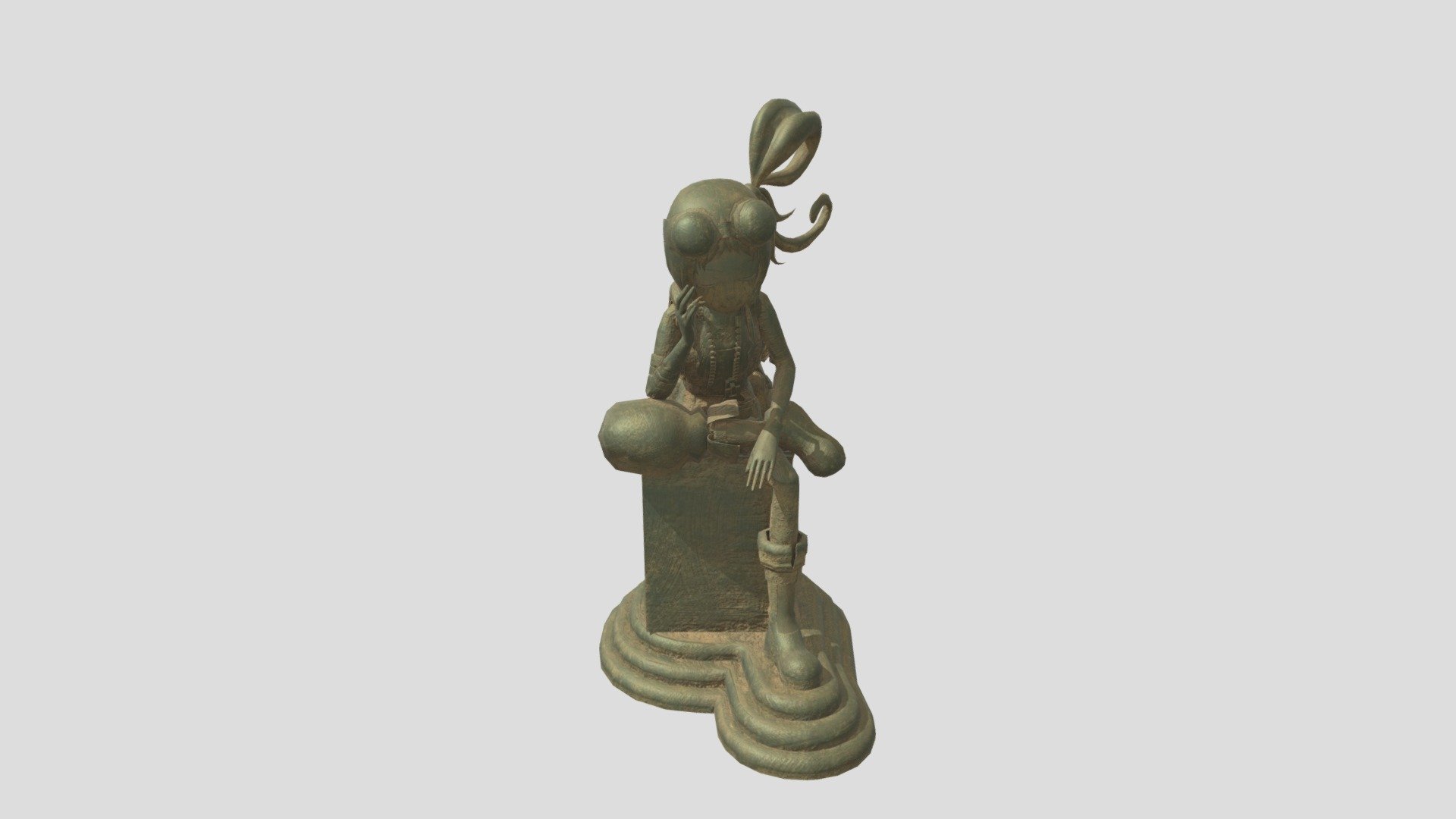 Pico Chan [Wooden statue style] - Download Free 3D model by Picola Inc ...