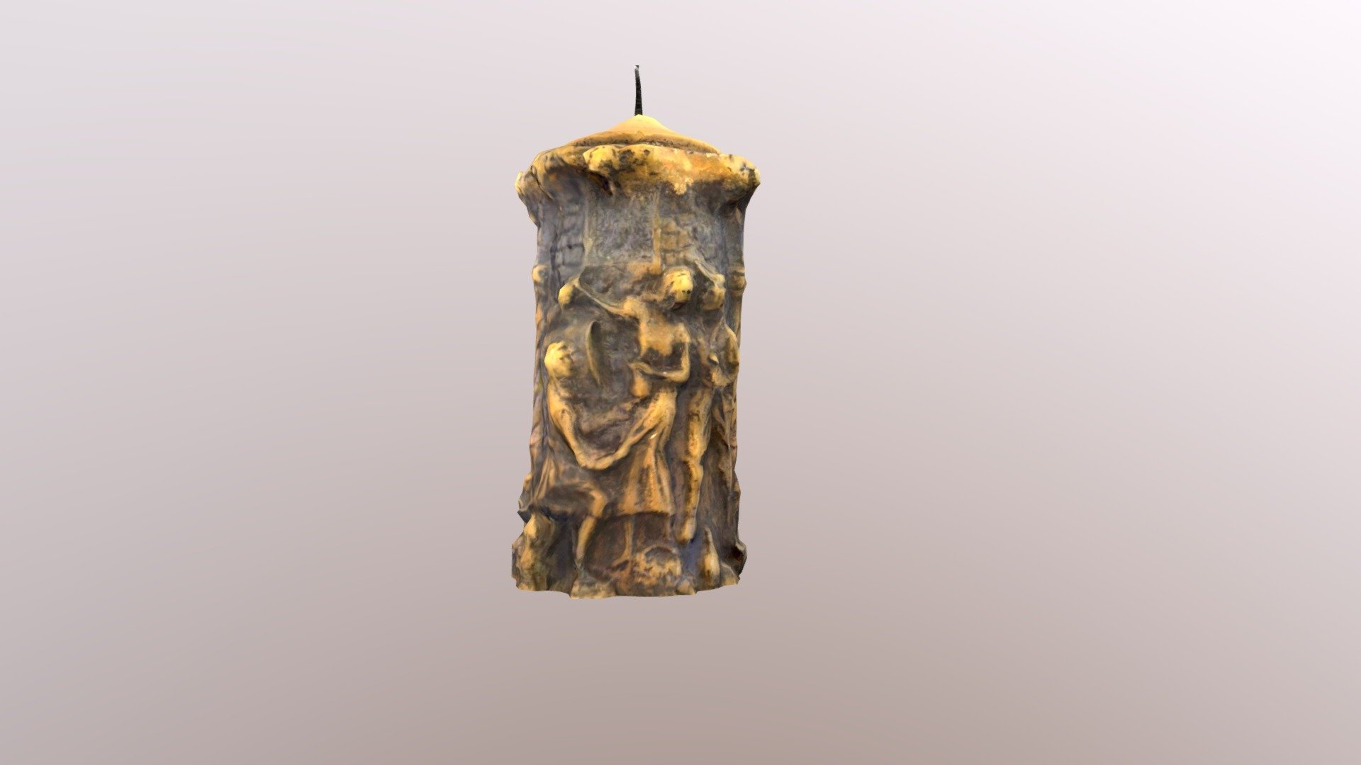 Medieval Candle - Download Free 3D model by PortCraft [f27cd92] - Sketchfab