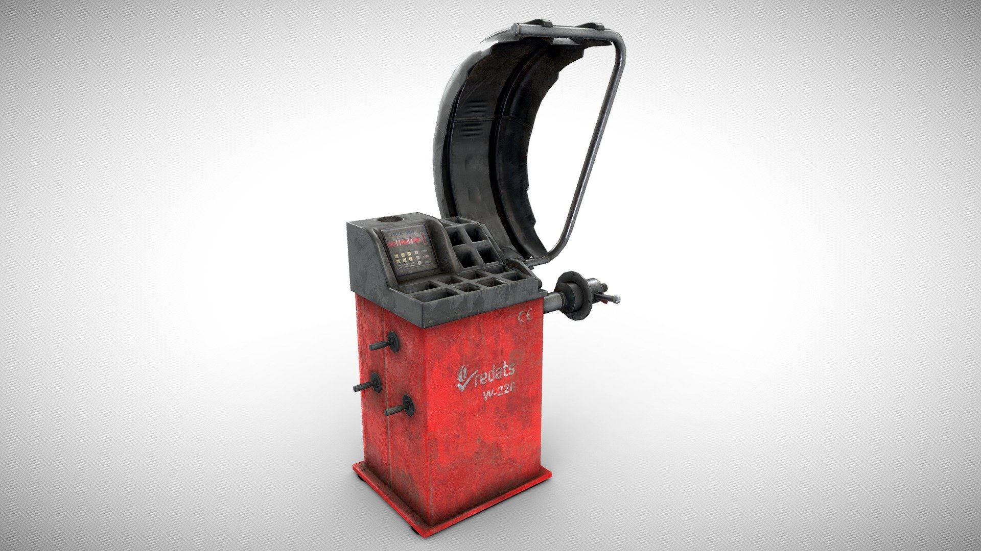 Wheel Balancer - 3D model by Treq [f27d21a] - Sketchfab