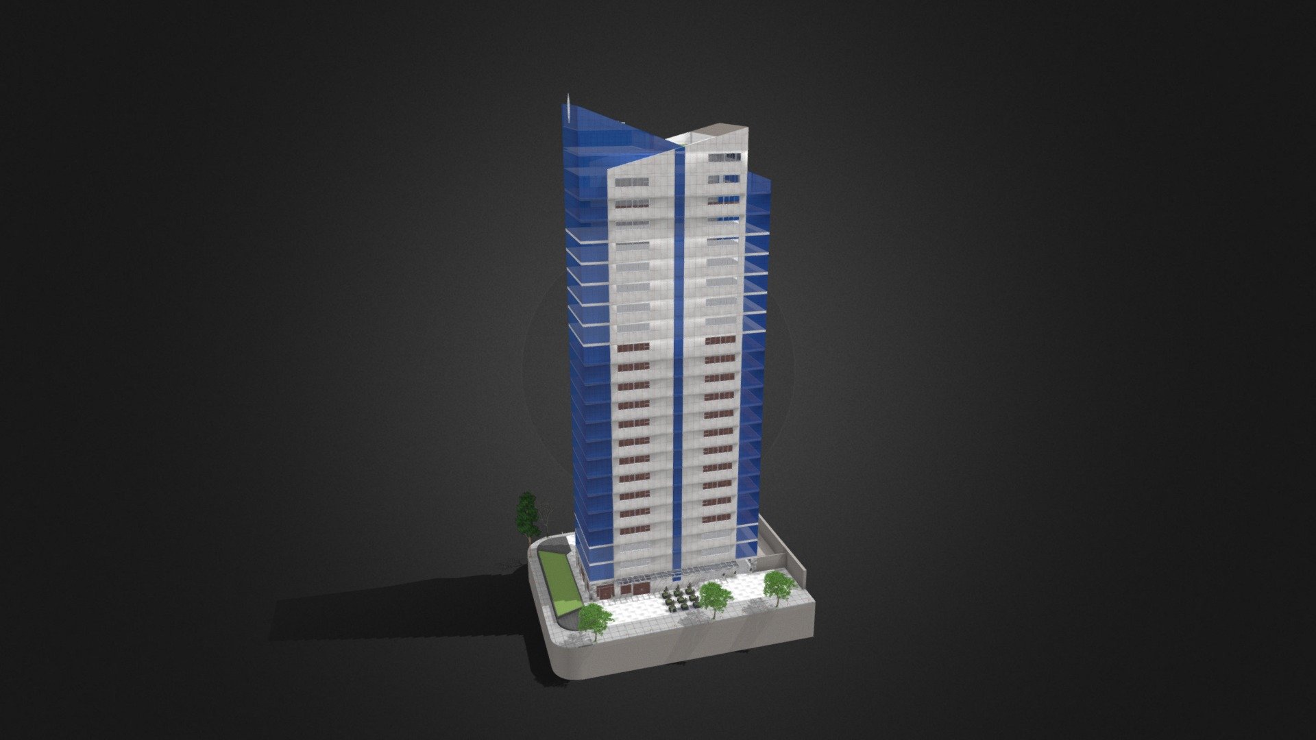 Torre Millenium - 3D model by LaPaz3600 [f27d7d6] - Sketchfab