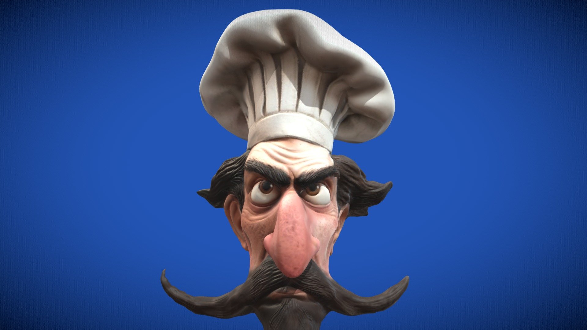 Chef - 3D model by Mang (@3dmang) [f27e71f] - Sketchfab