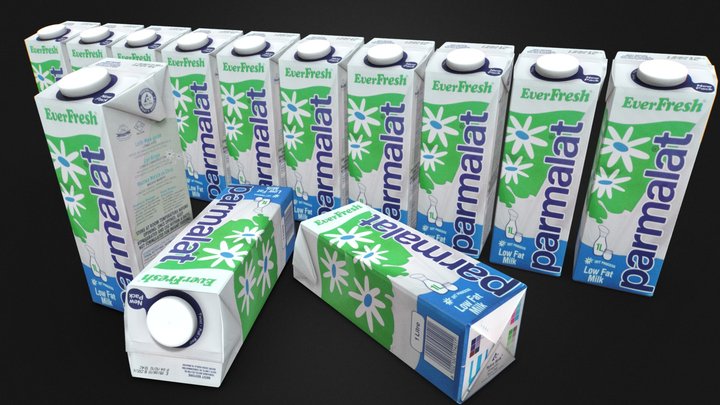 Milk-box 3D models - Sketchfab