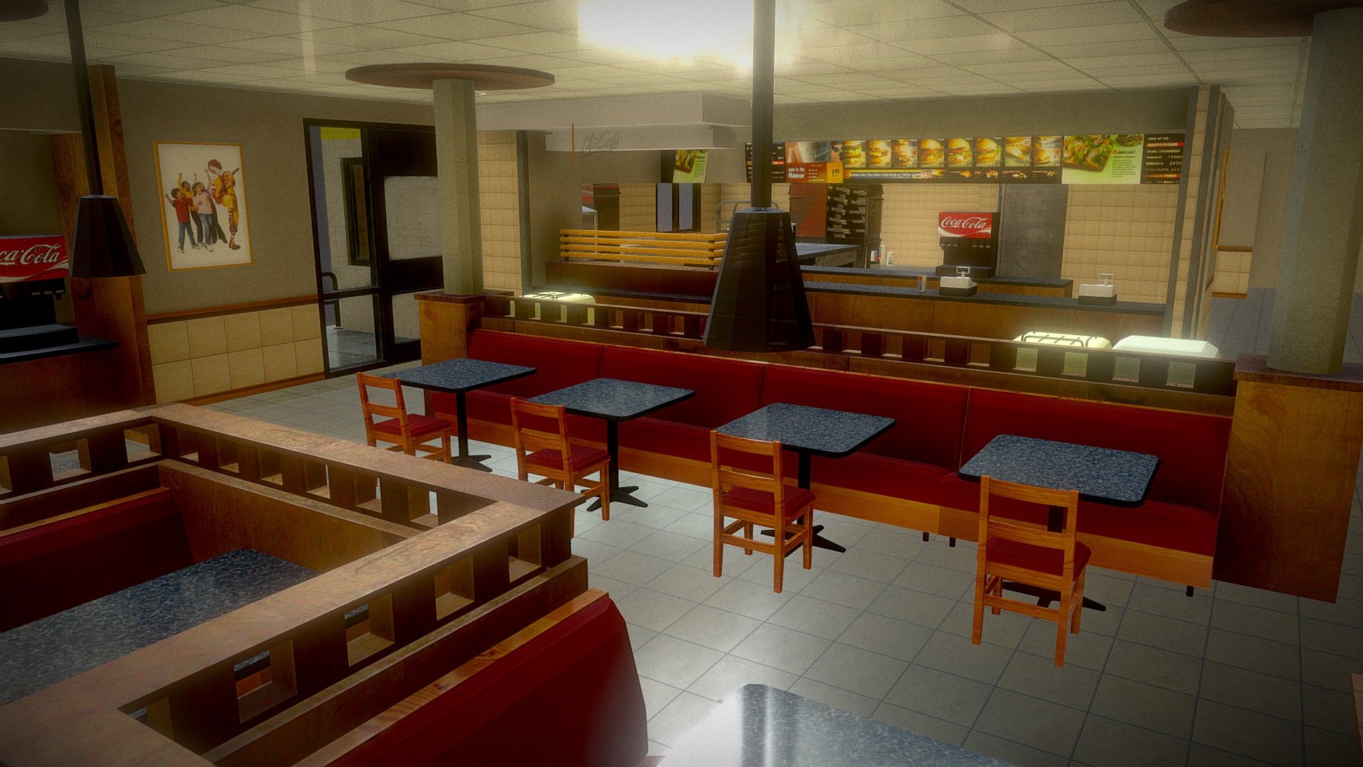 Mcdonald restaurant - Download Free 3D model by Katydid (@Katydid ...