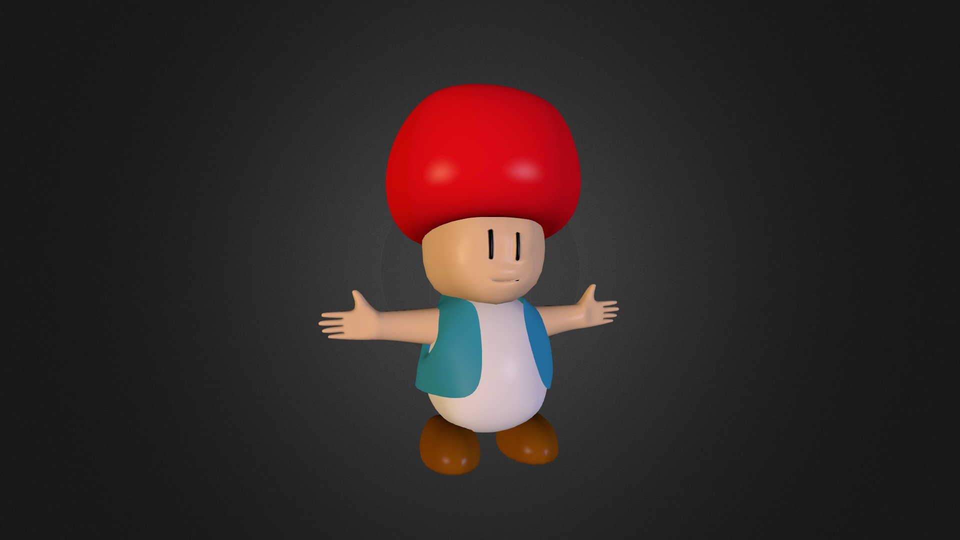 Toad - 3D model by Cartoon Madrasah (@cartoonmadrasah) [f28383f ...