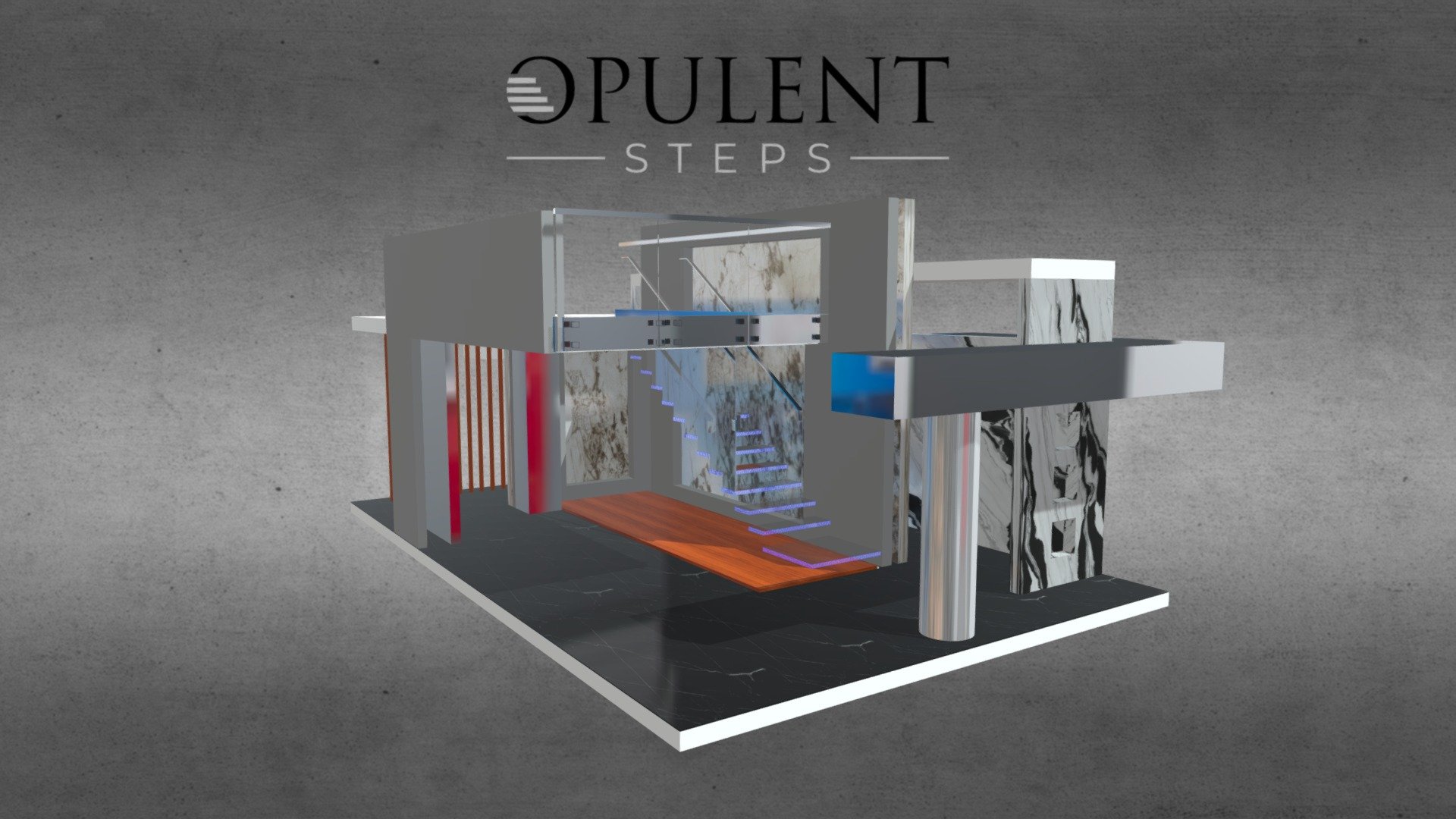 PR-F006 - 3D model by OPULENT STEPS (@3D.Viewer) [f285e76] - Sketchfab