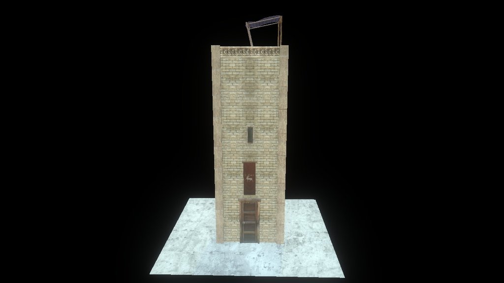 Simple Watchtower - 3D model by alexpaleo [f28606a] - Sketchfab