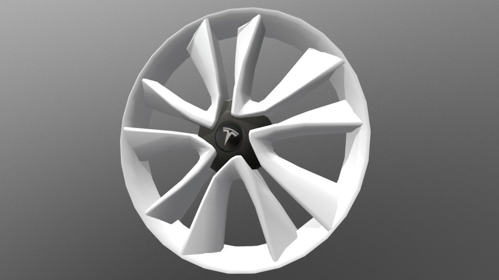 Tesla Model 3 Rim Tutorial - Download Free 3D model by Steven B ...