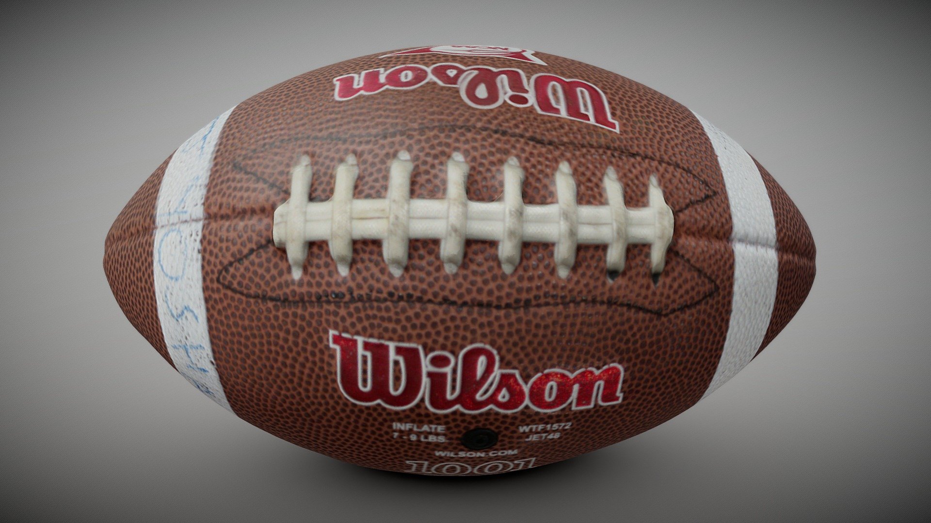 Football 3D Scan - 3D model by 3D Printing Colorado ...