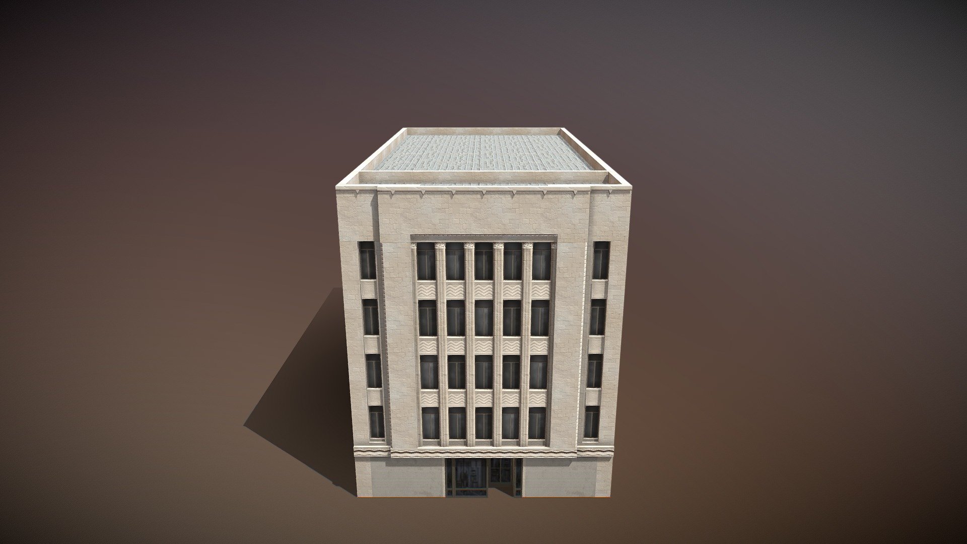 Small modular building for CarX - 3D model by Tomato Pixels (@tomato ...