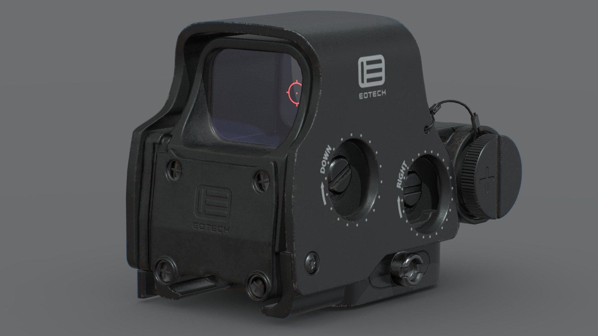 EOTech EXPS3 Holographic Weapon Sight - Buy Royalty Free 3D model by ...