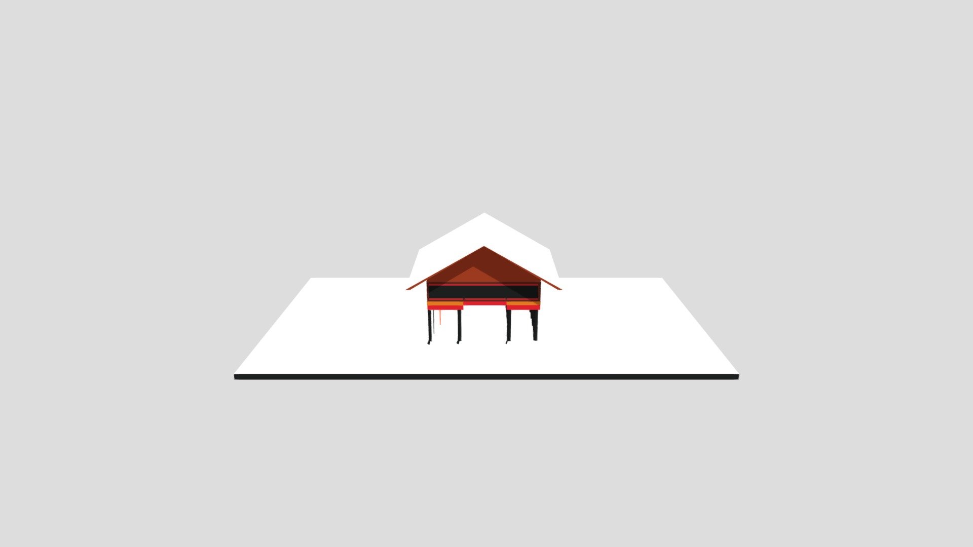 Rumah Adat Aceh - 3D model by Mfawwazirplxb (@fawwazirplxb) [f2895b5 ...