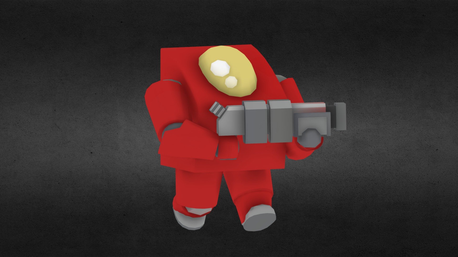 Cube Soldier - Download Free 3D model by Suvalien [f28a292] - Sketchfab