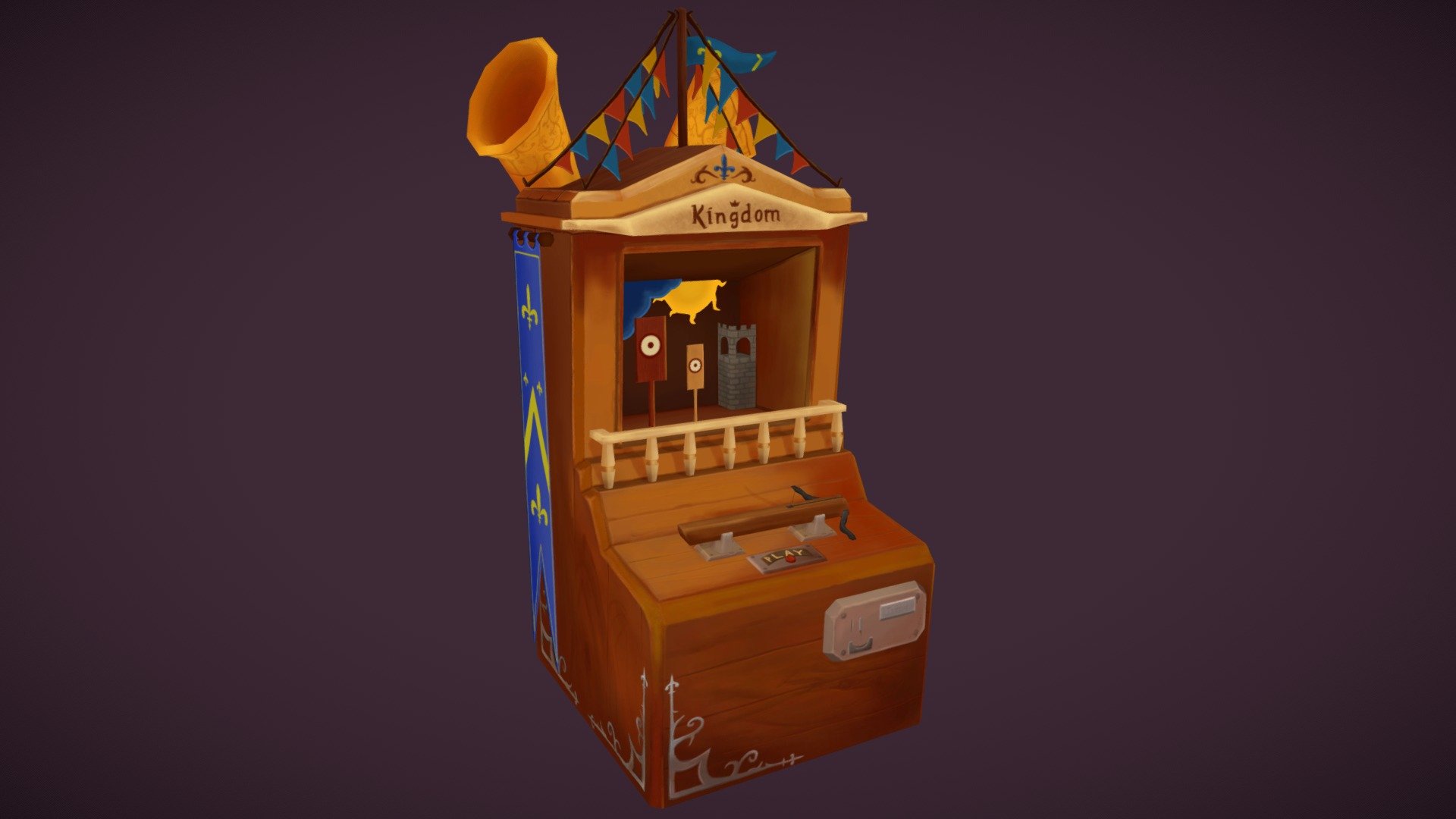 Medieval Arcade Game - 3D model by Wouter Yntema (@shonesplash3 ...