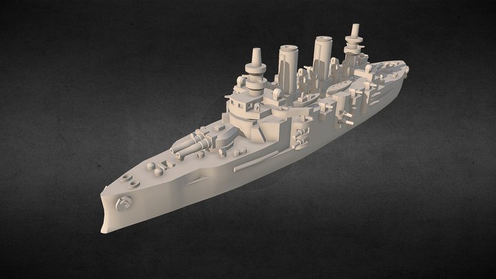 Pre-dreadnought 3D models - Sketchfab