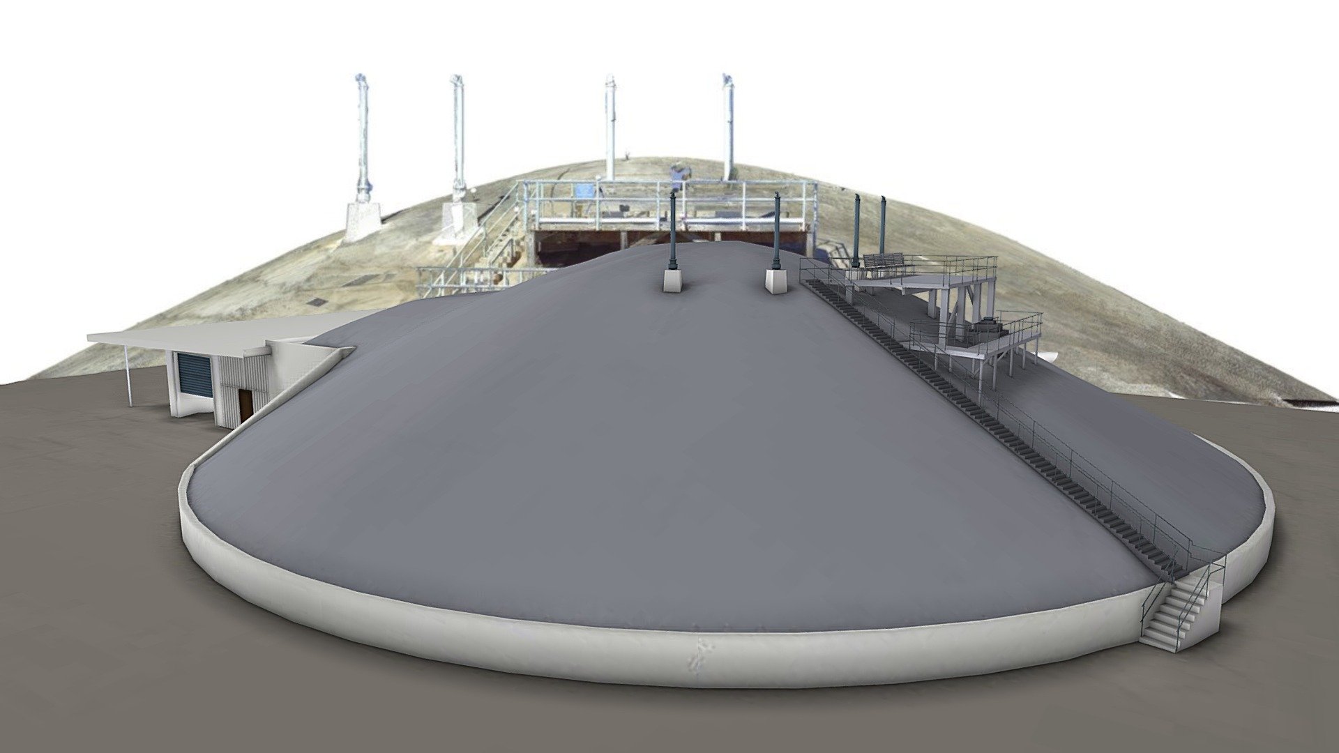 Blockhouse at Launch Complex 14 - 3D model by University of South ...