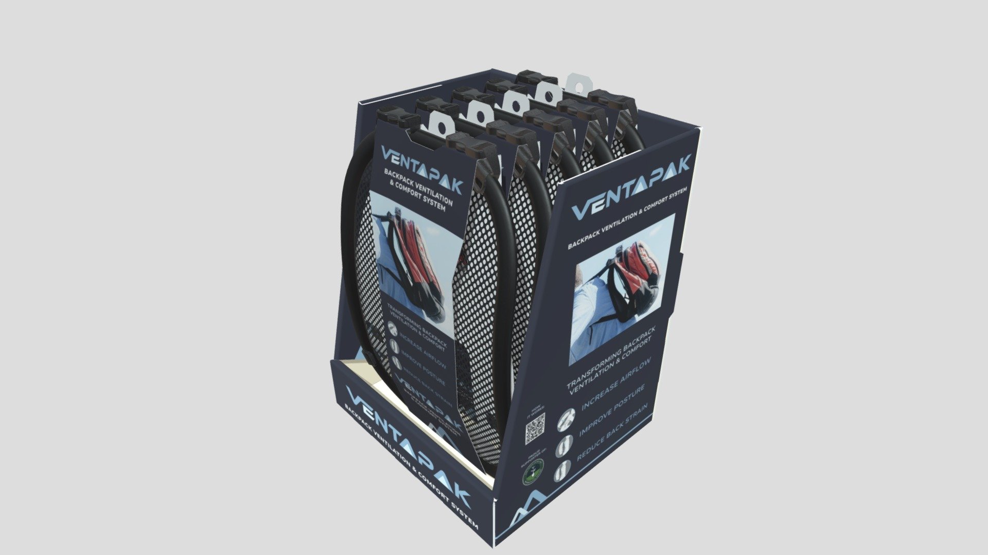 VentaPak Product Package Concept A-PDQ - 3D model by Designsteins ...