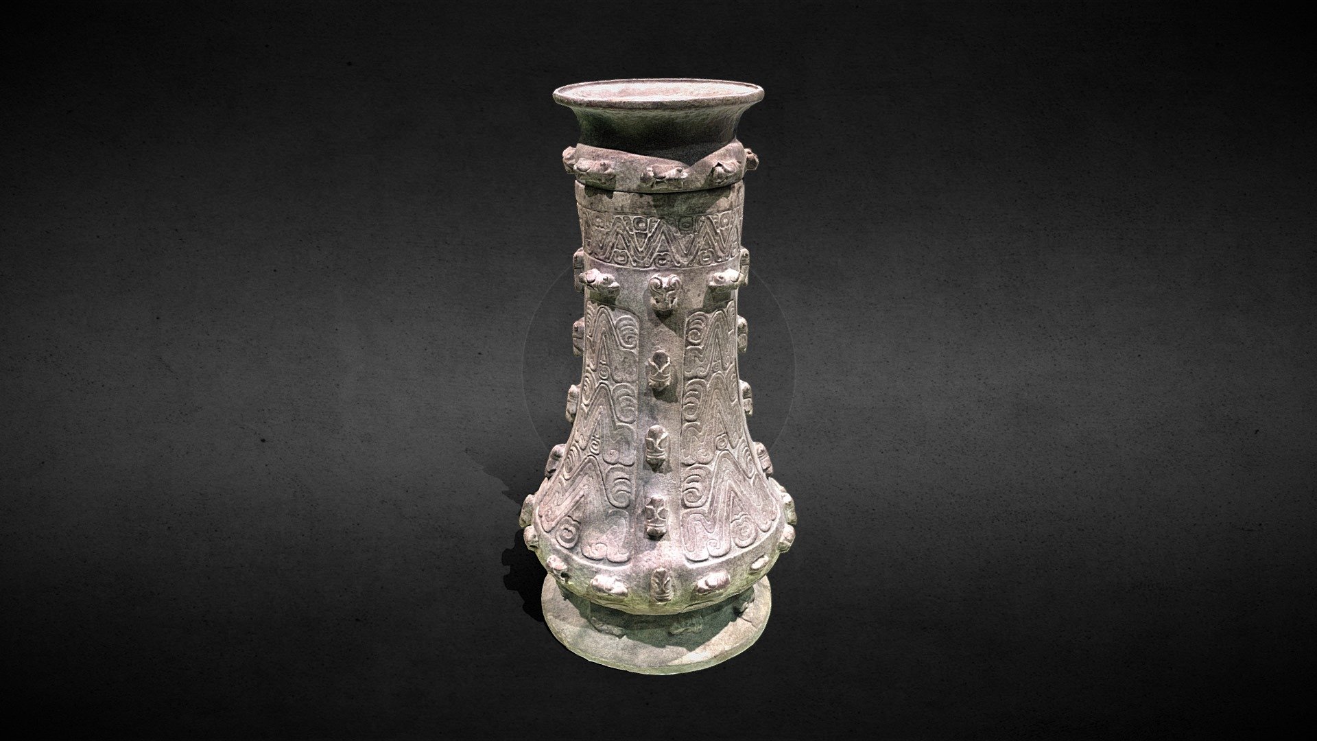 RUI BO QI HU (Wine Vessel) - 3D model by Tigershill (@tigerofchen ...