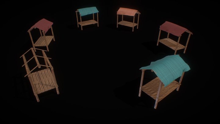 Market 3D models - Sketchfab