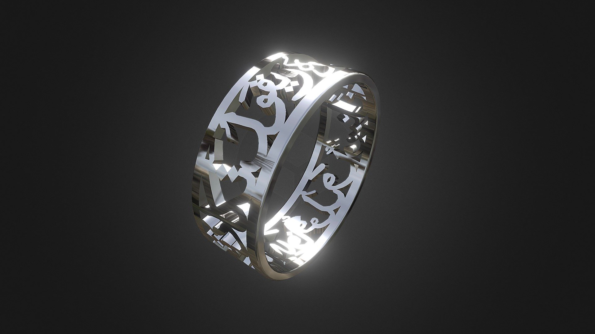 Arabic Calligraphy Design - 3D model by khattab.go [f290008] - Sketchfab