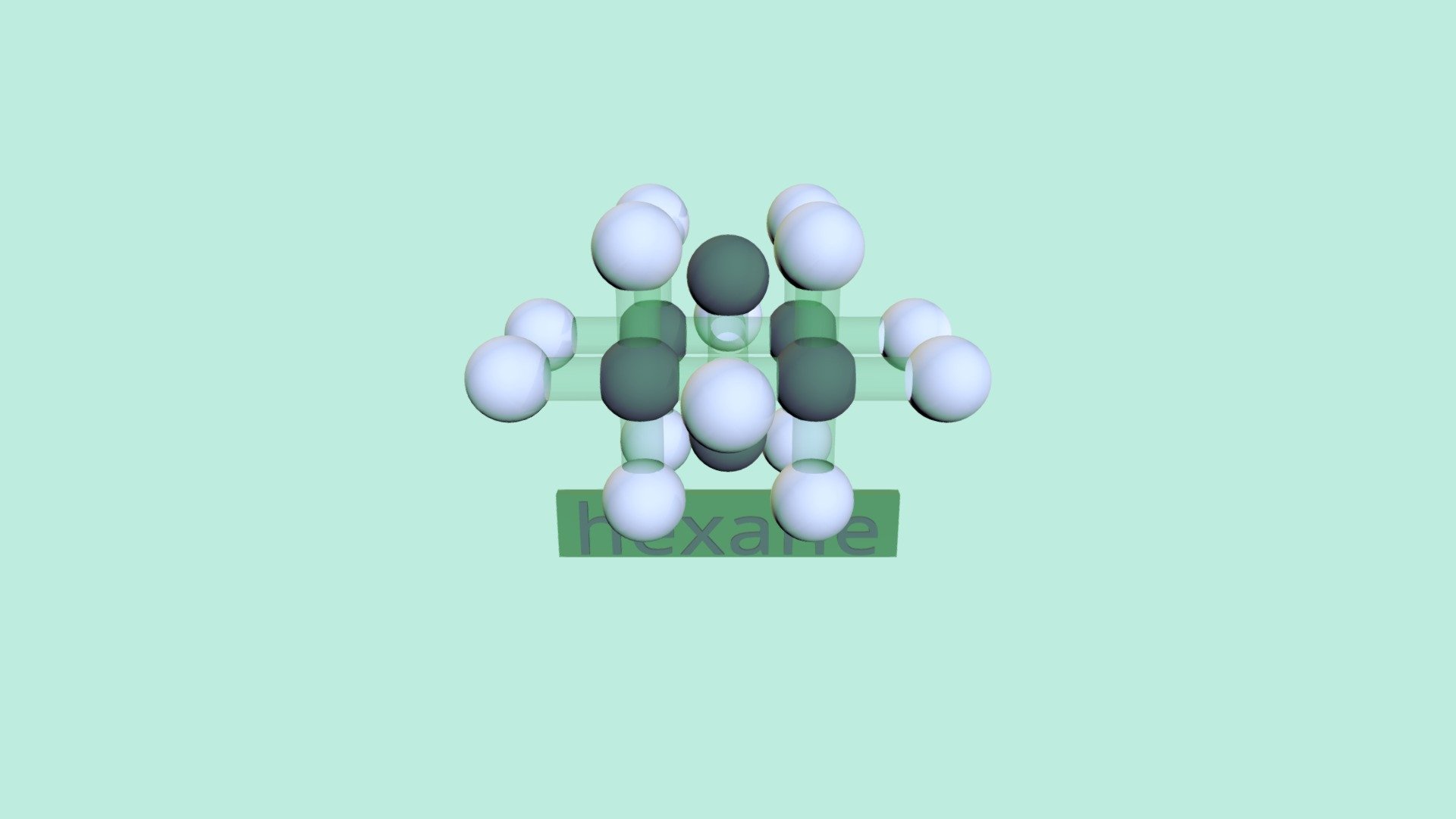 Hexane - 3D model by 22jonah.w [f290f28] - Sketchfab