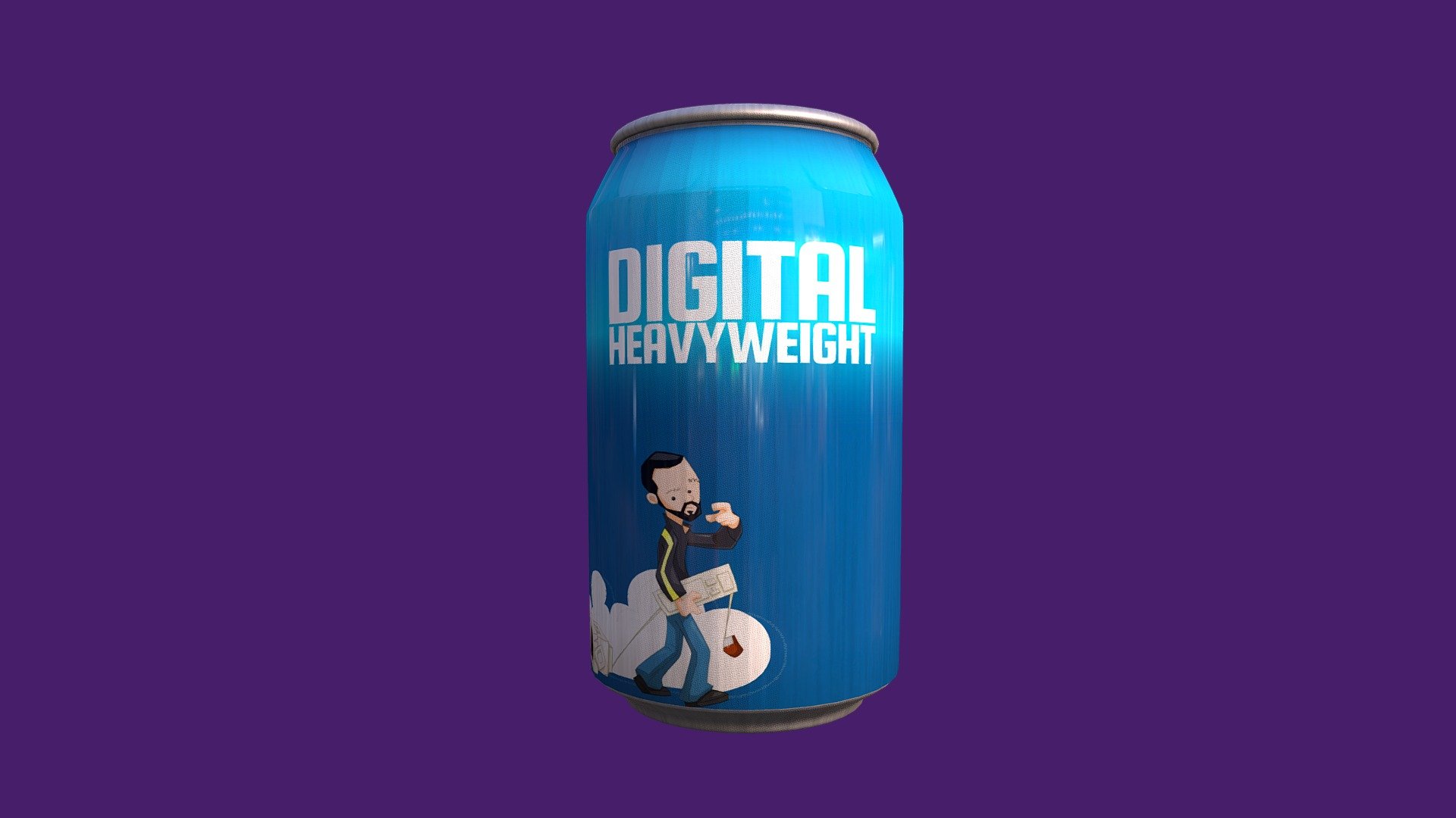 Pop Can with Skin Revised - 3D model by Mike "Bain" Loucas (@mikeloucas ...