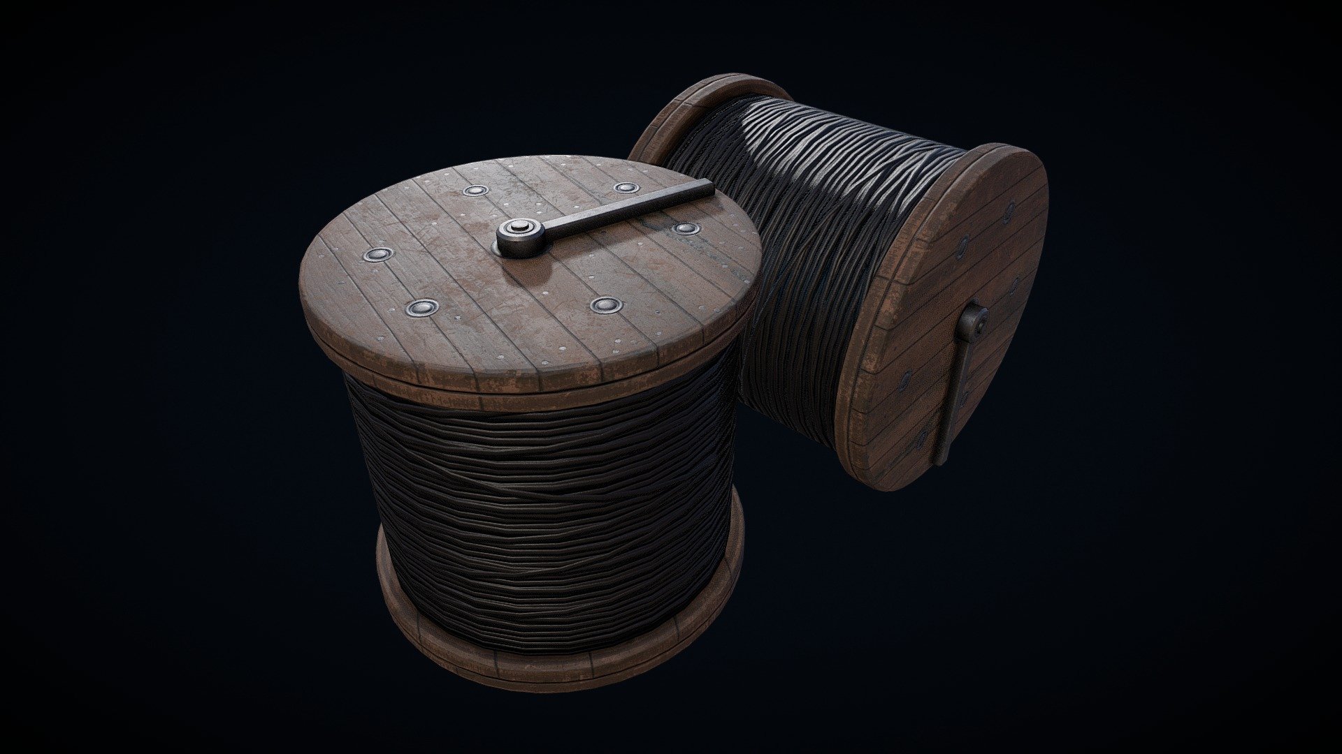 Cable Drum - 3D model by GA3 (@gameartist3d) [f291da1] - Sketchfab
